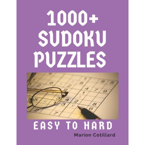 1000+ Sudoku Puzzles Easy to Hard: Sudoku puzzle book for adults ...