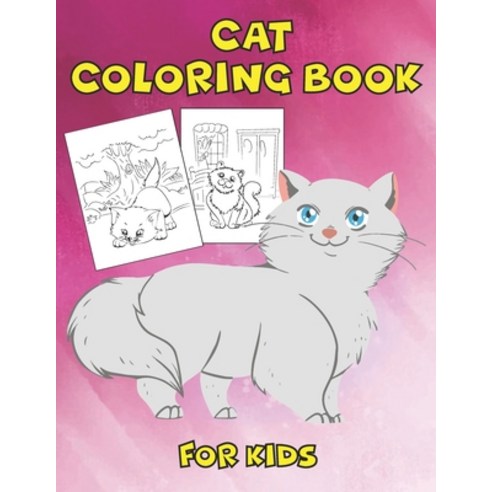 Cat Coloring Book For Kids: Cute Cats Coloring books for kids with 50 ...