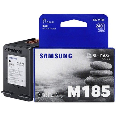 삼성 정품잉크 INK-M185 SL-J1780W SL-J1680 SL-J1683 SL-J1780DW 프린터 복합기 전용 잉크 ...