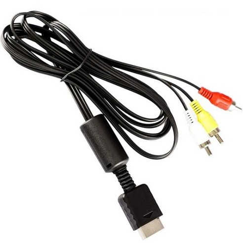 PS2 PS1 PS3 RCA 컴포지트 오디오 비디오 TV 코드 용 6ft AV 케이블 Playstation 1 2 3 호환 ...