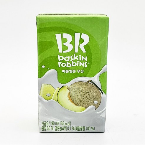 '베스킨라빈스 메롱멜론우유, 190ml, 12개' 최저가 검색, 최저가 13,500원 - 할인 알림