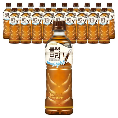 하이트진로 블랙보리 라이트, 520ml, 20개 - 보리차음료 | 쿠팡
