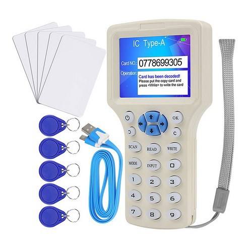 RFID 복사기 복사기 125kHz 키 카드 NFC 리더기 작성자 13.56MHz 암호화 된 프로그래머 USB UID 복사 카드 ...