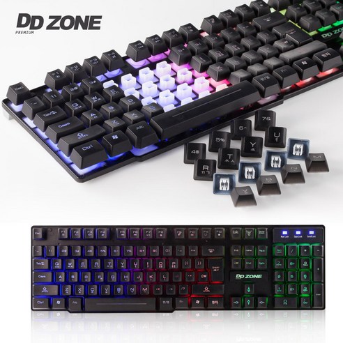 DDZONE K-350 LED 키보드와 로지텍 G102 Lightsync 유선 게이밍 조합 리뷰 제품 정보