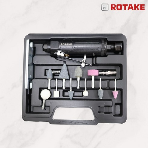 로테이크 에어 다이 그라인더 세트 에어공구 샌딩작업 RT-1206-PK - 그라인더/광택기 | 쿠팡