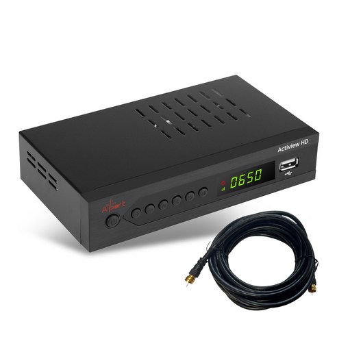 Actiview HD UHD 지상파 TV 수신기 FHD 안테나 셋탑박스 - 셋톱박스 | 쿠팡