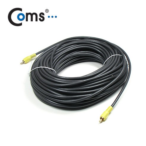 RCA 케이블 30M 1선 오디오 케이블 비디오 케이블 음성 영상 AUDIO VIDEO 고급 AV1624 - AV케이블 | 쿠팡