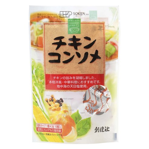 '소켄샤 치킨 콘소메 수프 조미료 10개입, 45g, 1개' 최저가 검색, 최저가 3,020원 - 할인 알림