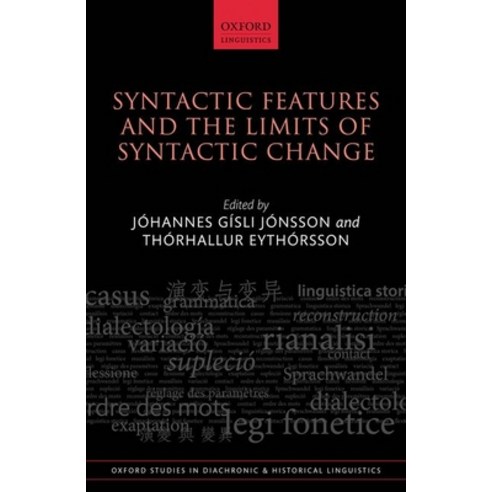 Syntactic Features and the Limits of Syntactic Change Hardcover, Oxford ...