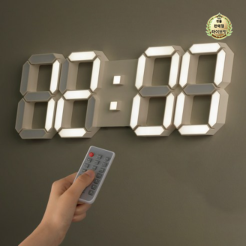 '플라이토 코드리스 무선 인테리어 3D LED 벽시계 38cm + 배터리 3p 세트' 최저가 검색, 최저가 156,640원 - 할인 알림