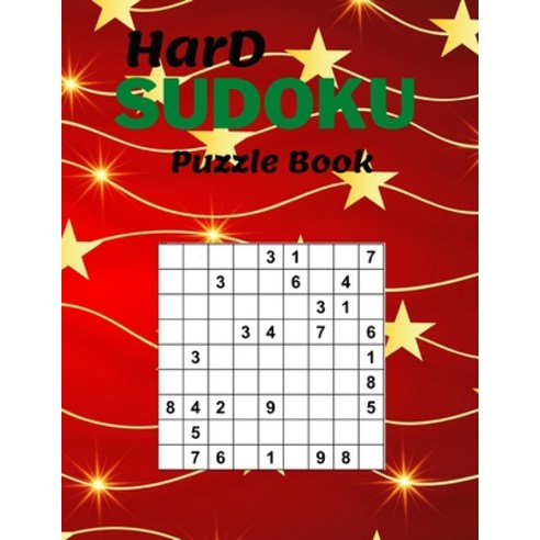 HarD Sudoku Puzzle Book: Sudoku Activity Book Puzzles for Adults Hard ...