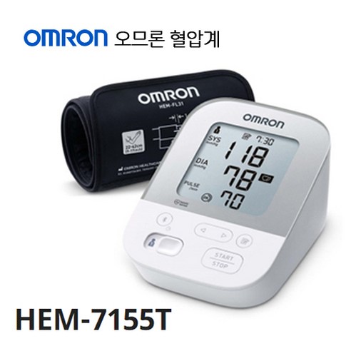 '오므론혈압계 가정용전자혈압계 HEM-7155, HEM-7155, 1개' 최저가 검색, 최저가 126,000원 - 할인 알림