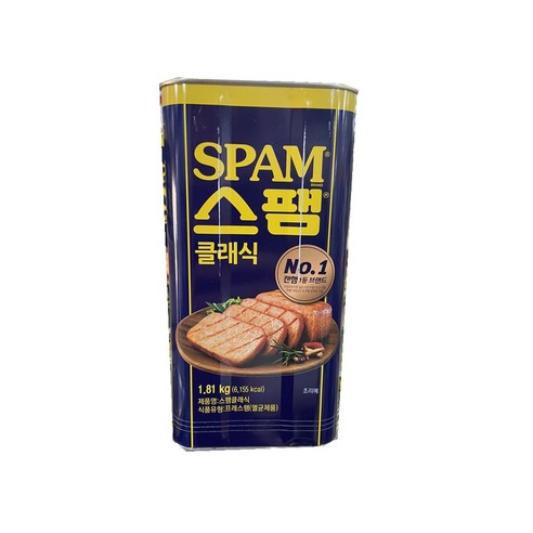 CJ 스팸 클래식 1.81kg / 업소용 대용량 빅사이즈 통조림햄 스팸 부대찌개용 식당 - 햄통조림 | 쿠팡