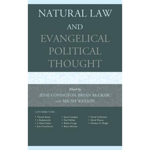 Natural Law and Evangelical Political Thought Hardcover, Lexington ...