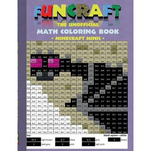 Funcraft - The Unofficial Math Coloring Book: Minecraft Minis Paperback ...