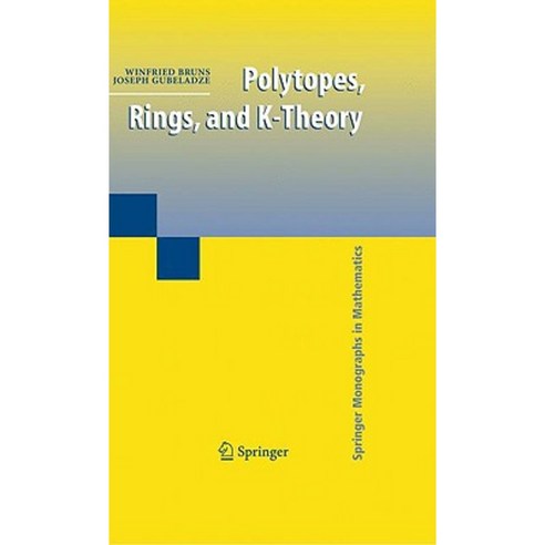 Polytopes Rings and K-Theory Hardcover, Springer - 가격 변동 추적 그래프 - 역대가