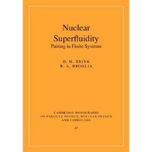 Nuclear Superfluidity: Pairing in Finite Systems Hardcover, Cambridge ...