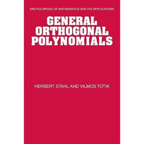 General Orthogonal Polynomials Paperback, Cambridge University Press ...