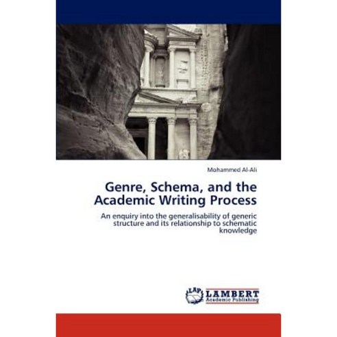 Genre Schema and the Academic Writing Process Paperback, LAP Lambert ...