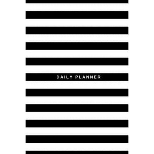 Daily Planner: (6x9) to Do List Black and White Stripes 90 Pages Smooth ...