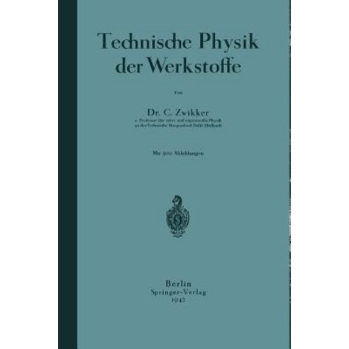 Technische Physik Der Werkstoffe Paperback, Springer - 가격 변동 추적 그래프 - 역대가