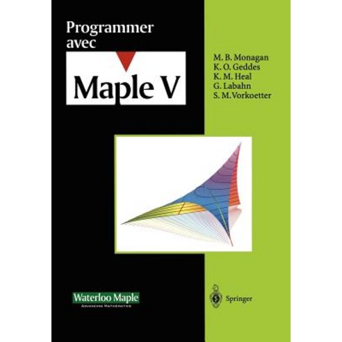Programmer Avec Maple V Paperback, Springer - 가격 변동 추적 그래프 - 역대가