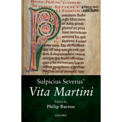 Sulpicius Severus'' Vita Martini Hardcover, Oxford University Press ...
