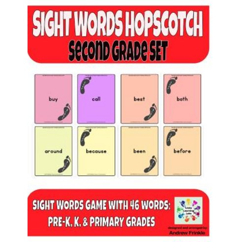 Sight Words Hopscotch Second Grade Set Paperback, Createspace ...