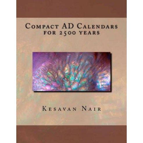 Compact Ad Calendars for 2500 Years Paperback, Createspace Independent ...