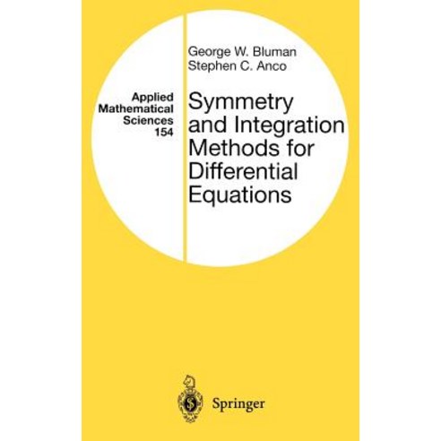 Symmetry and Integration Methods for Differential Equations Hardcover ...