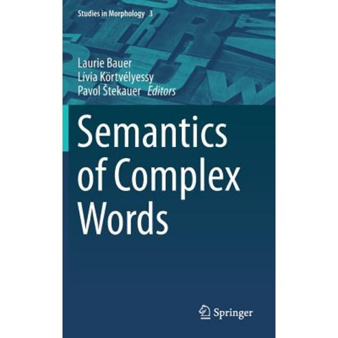 Semantics of Complex Words Hardcover, Springer - 가격 변동 추적 그래프 - 역대가