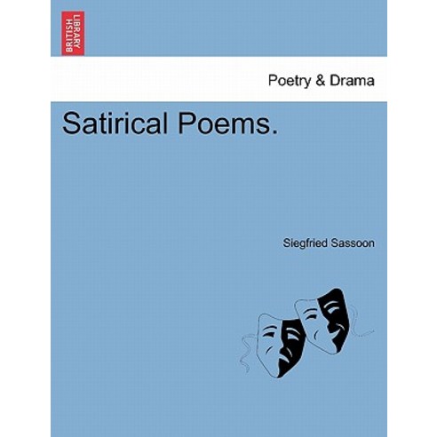 Satirical Poems. Paperback, British Library, Historical Print Editions ...