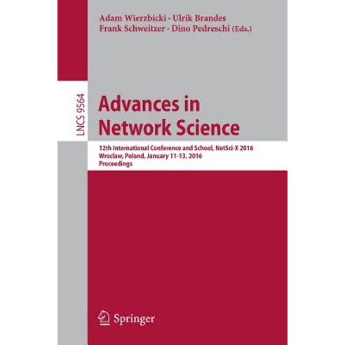 Advances in Network Science: 12th International Conference and School ...