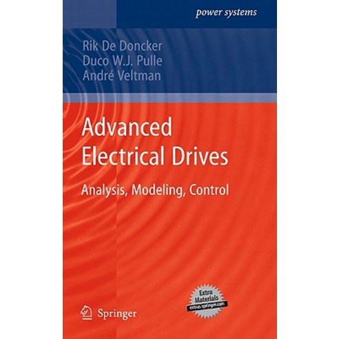 Advanced Electrical Drives: Analysis Modeling Control Hardcover ...