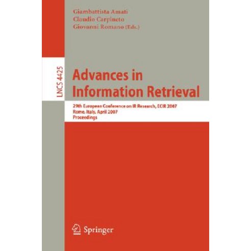 Advances in Information Retrieval: 29th European Conference on IR ...