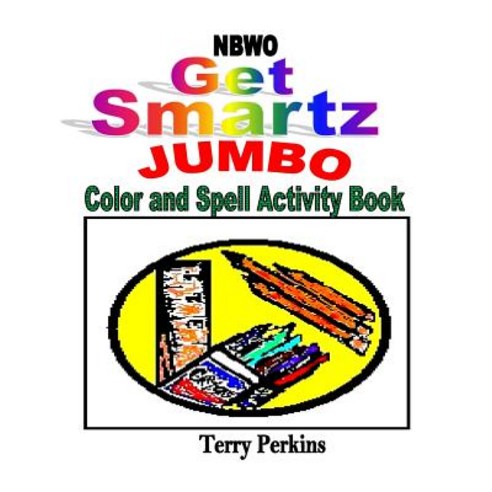 Nbwo Get Smartz Jumbo Color and Spell Activity Book Paperback ...