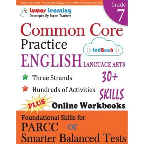 Common Core Practice - 7th Grade English Language Arts: Workbooks to ...