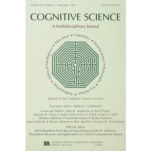 Cognitive Science: Journal of the Cognitive Society Special Issue 2004 Rumelhar
