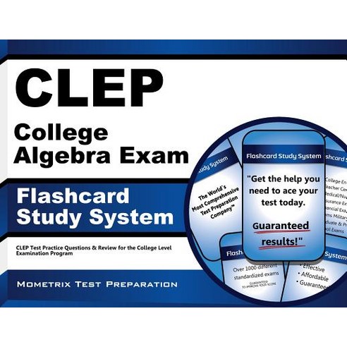 CLEP College Algebra Exam Flashcard Study System: CLEP Test Practice ...