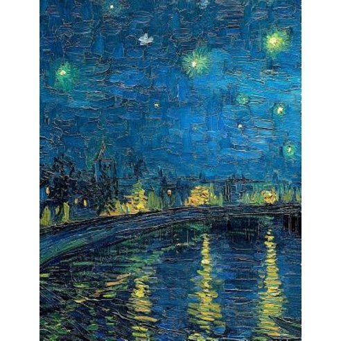 Van Gogh Starry Night Over the Rhone Composition Book College Rule 7.44 ...