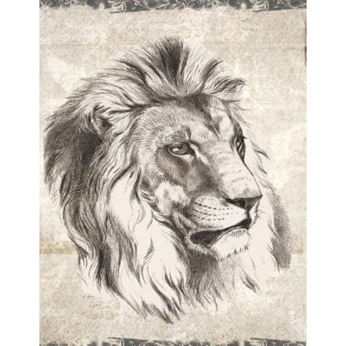 Lion Notebook: Dot Grid Notebook Journal 8.5 X 11 202 Pages Paperback ...
