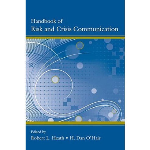 Handbook of Risk and Crisis Communication Hardcover, Routledge - 가격 변동 ...