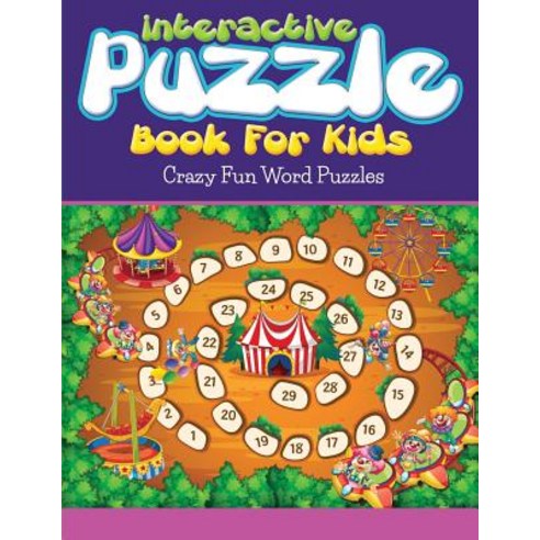 Interactive Puzzle Book for Kids: Crazy Fun Word Puzzles Paperback ...