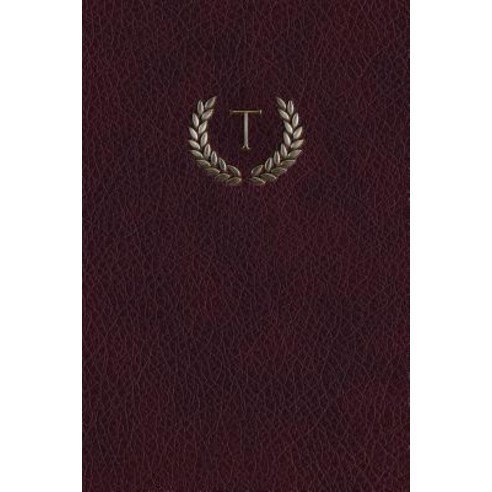 Monogram "T" Journal: 365 Page Journal Diary Notebook Paperback ...